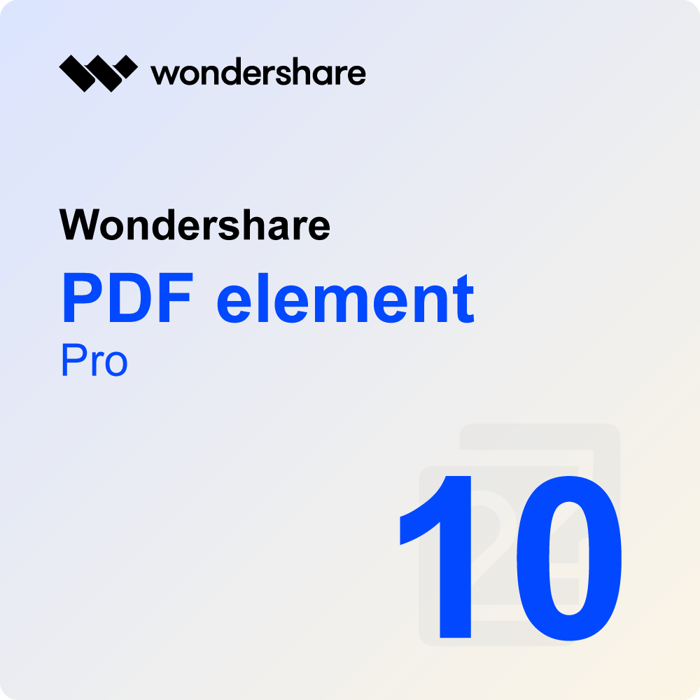 Wondershare PDFelement 10 Pro