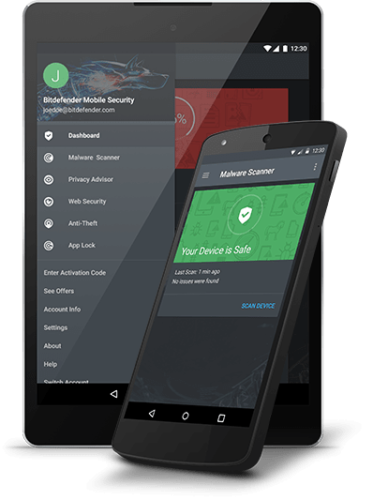 Bitdefender Mobile Security 2026 Handy, Tablet, Android