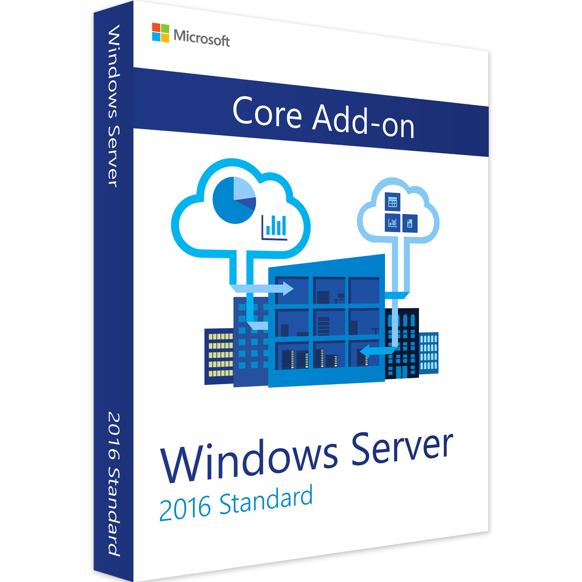 Microsoft Windows Server 2016 Standard additional license Core AddOn ...